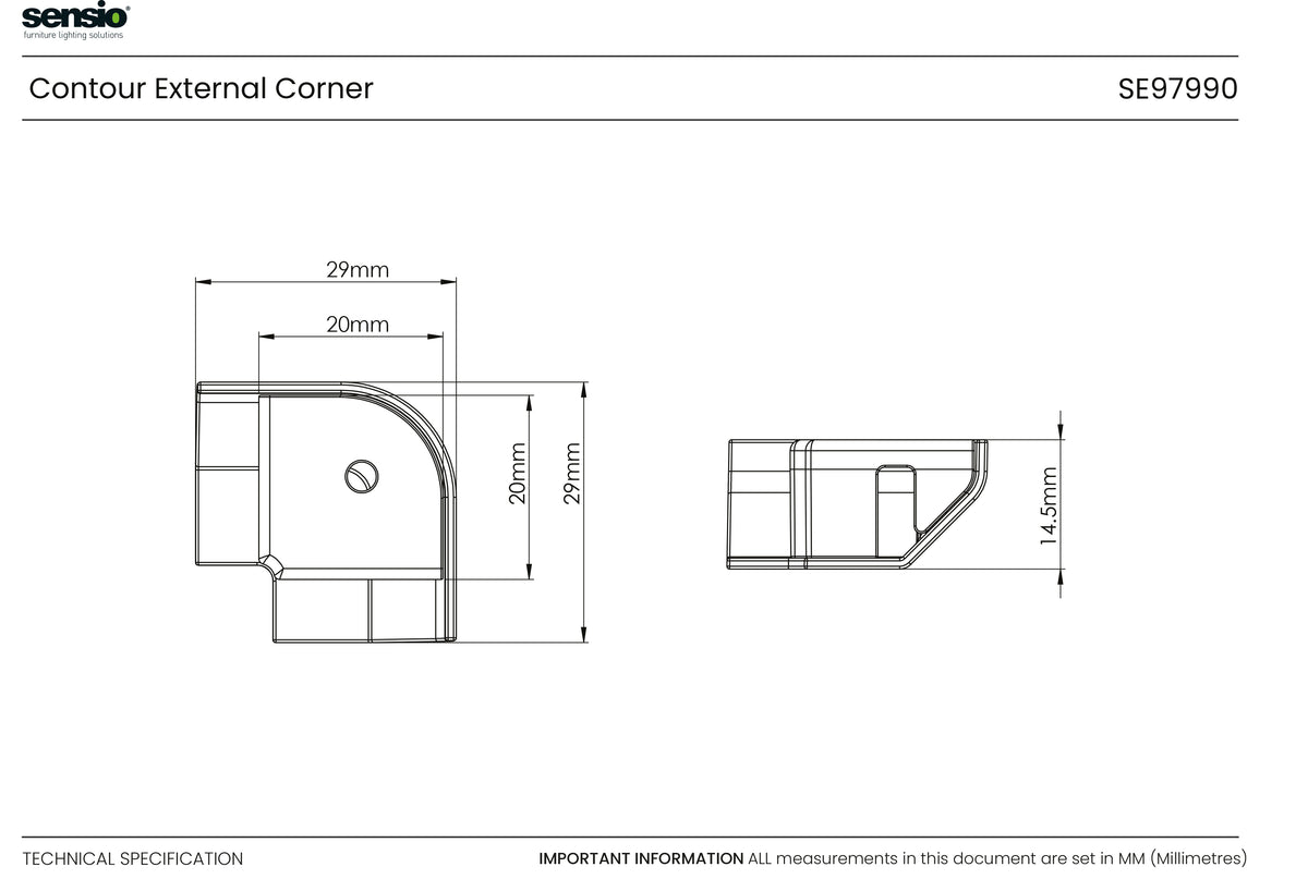 Contour External Corner