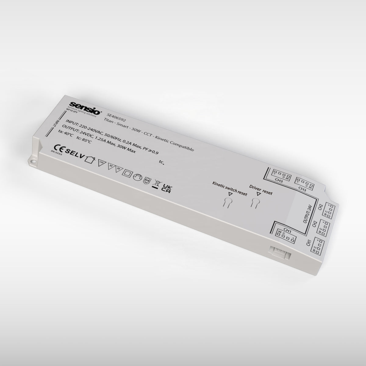 Titan Smart Kinetic CCT Driver (4-pin distribution ports)