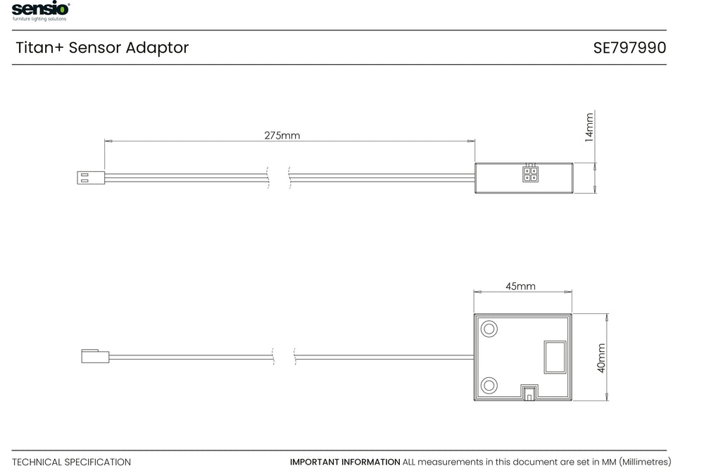 Titan+ Sensor Adapter